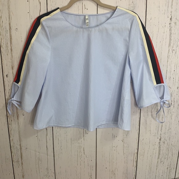 Zara | Tops | Zara Trf Collection Striped Blouse | Poshmark